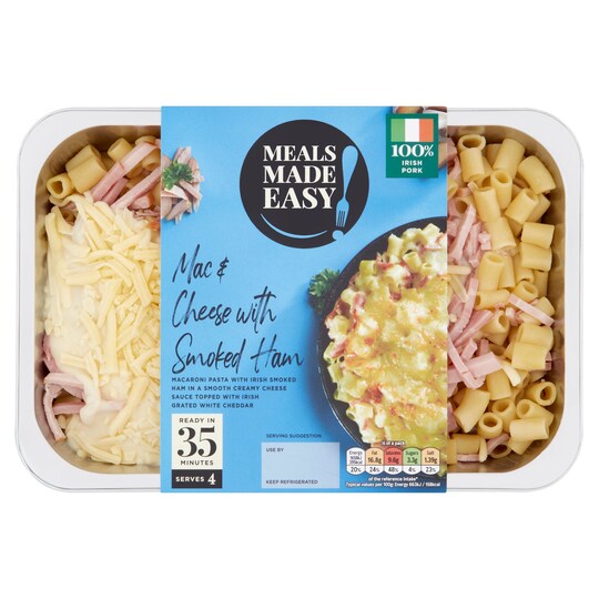 Meals Made Easy Mac And Cheese With Smoked Ham 1Kg - Tesco Groceries