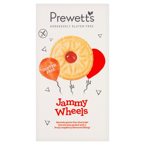 Prewetts Gluten Free Jammy Wheels 142g - Tesco Groceries