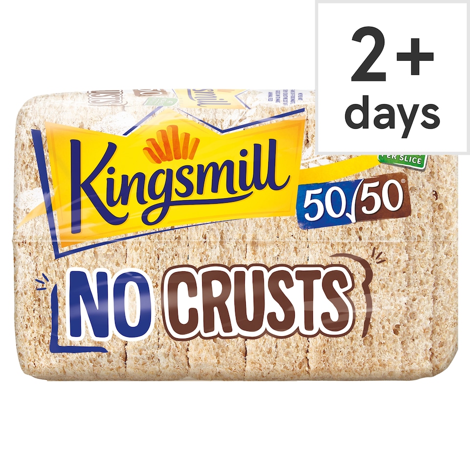 Kingsmill 50/50 No Crusts Bread Loaf 400g - Tesco Groceries
