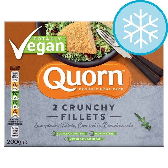 Quorn Vegan Breaded Fillet 200G - Tesco Groceries