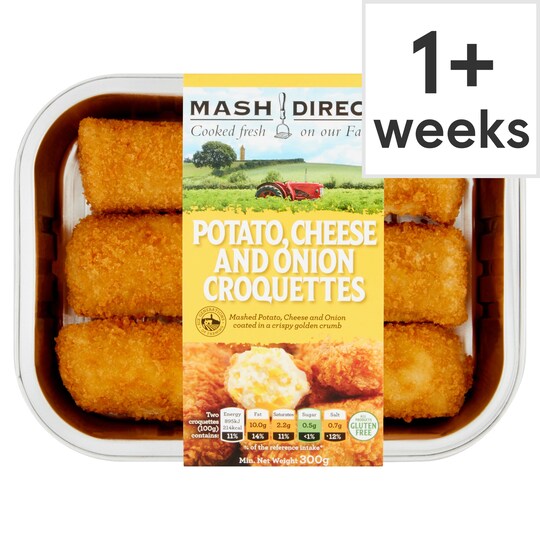 Mash Direct Potato Cheese Onion Croquette 300G - Tesco Groceries