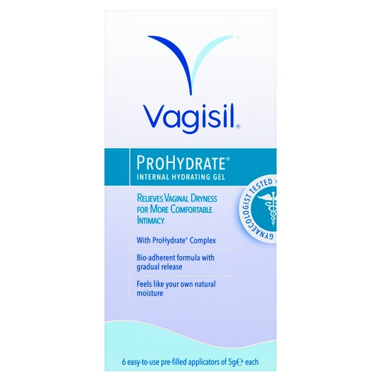 Vagisil Pro Hydrate Internal Hydrating Gel 6 X 5G - Tesco Groceries