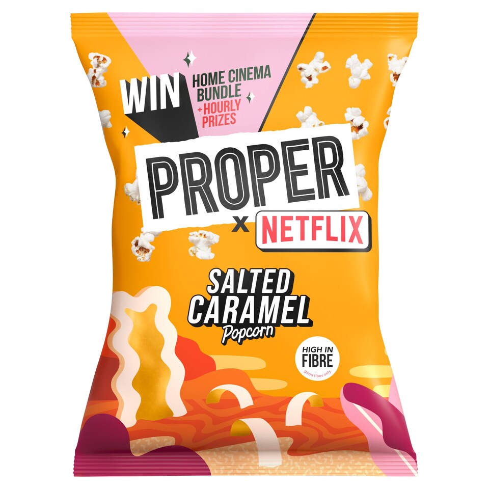Proper Corn Salted Caramel Popcorn 90G - Tesco Groceries