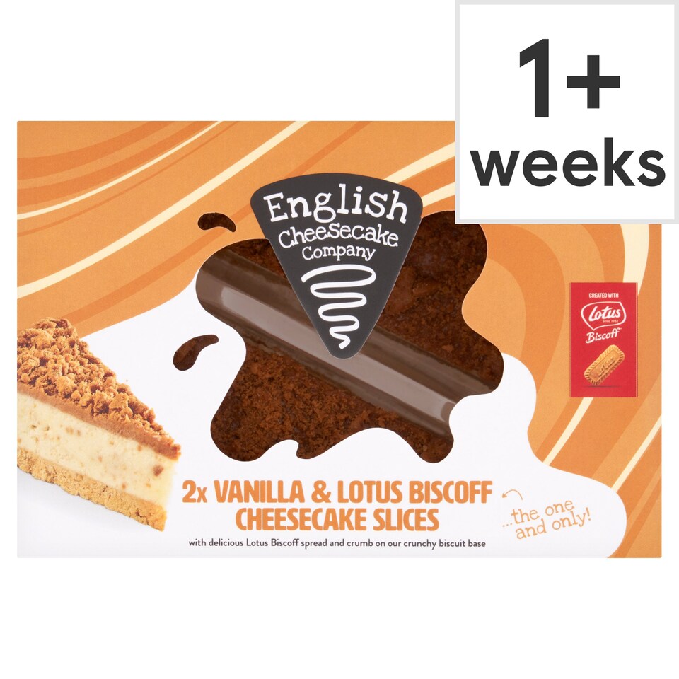 English Cheesecake Company Ltd Vanilla Cheesecake With Lotus Biscoff ...
