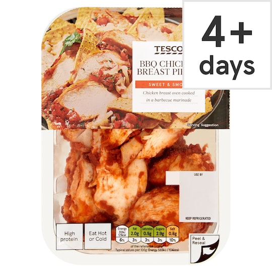 Tesco Ready To Eat Bbq Chicken Breast Pieces 180G - Tesco Groceries