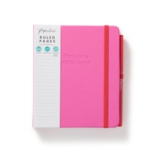 Paperchase Rainbow A6 Notebook with Whiteboard & Pen - Pink - Tesco ...