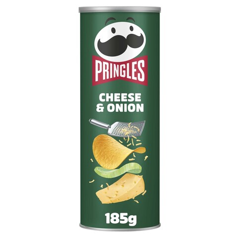 Pringles Cheese & Onion Sharing Crisps 185g - Tesco Groceries