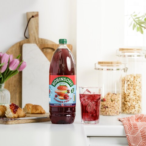 Robinsons Double Strength Summer Fruits Squash 1.75L - Tesco Groceries