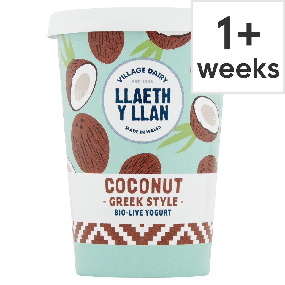Llaeth Y Llan Coconut Greek Style Yogurt 450G - Tesco Groceries