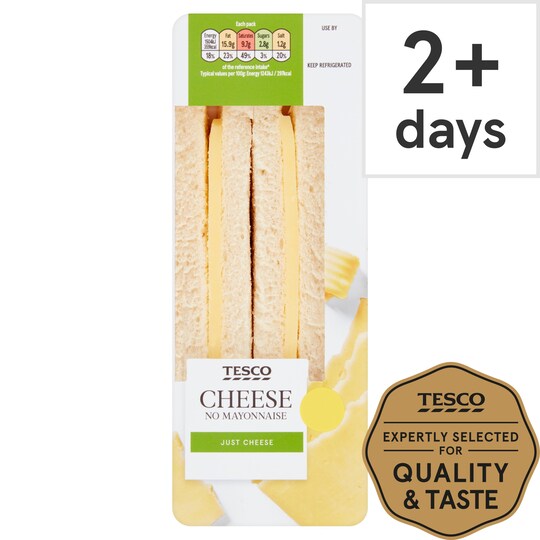 Tesco Cheese Sandwich No Mayonnaise - Tesco Groceries
