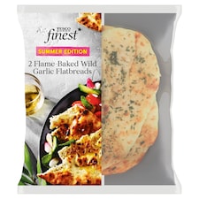 Tesco Finest Wild Garlic Flatbreads 2 pack - Tesco Groceries