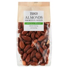 Tesco Roasted Almonds Smoked Flavour 200 g - Tesco Groceries