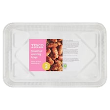 Tesco 2 Small Foil Roasting Trays - Tesco Groceries