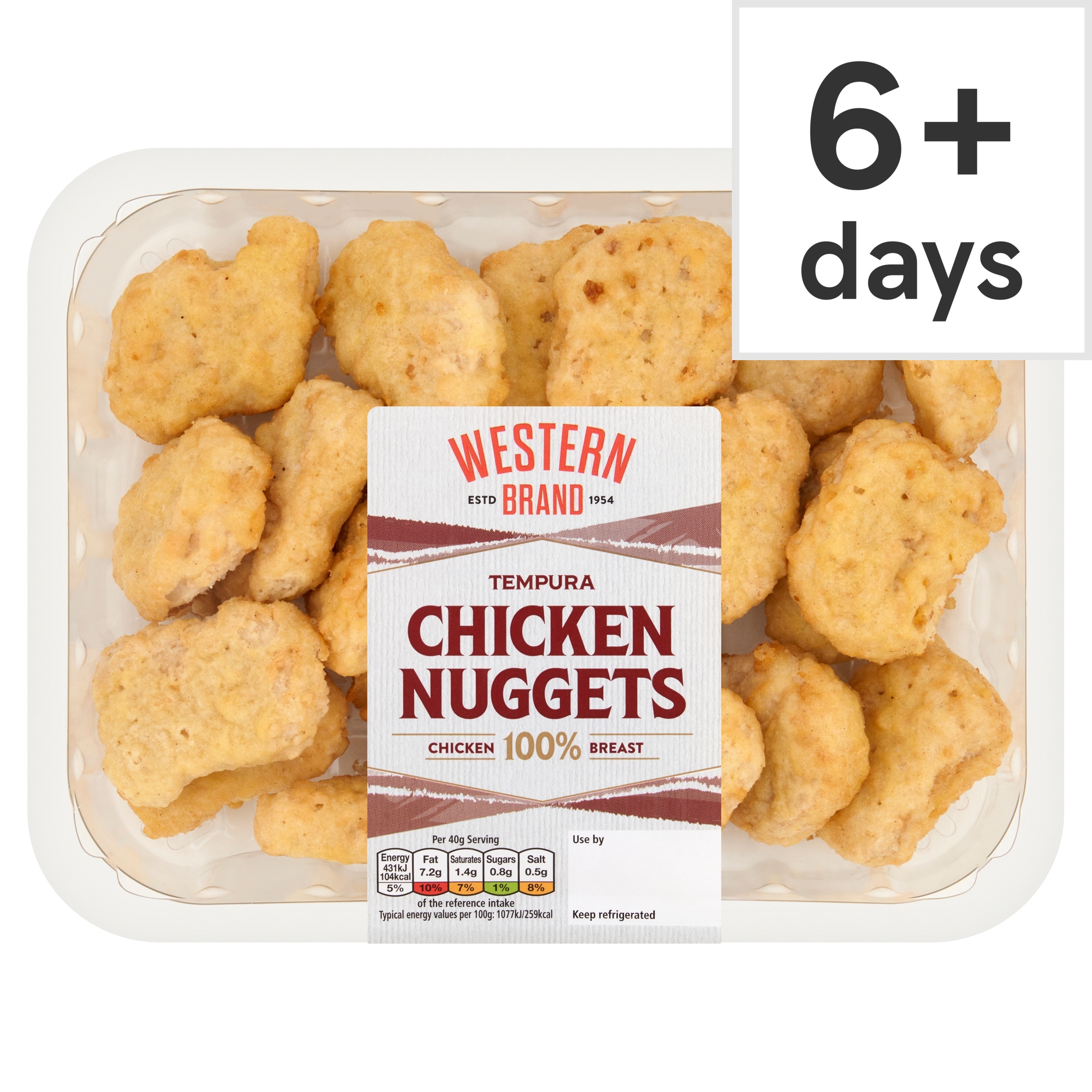 Western Brand Tempura Chicken Nuggets 420g - Tesco Groceries
