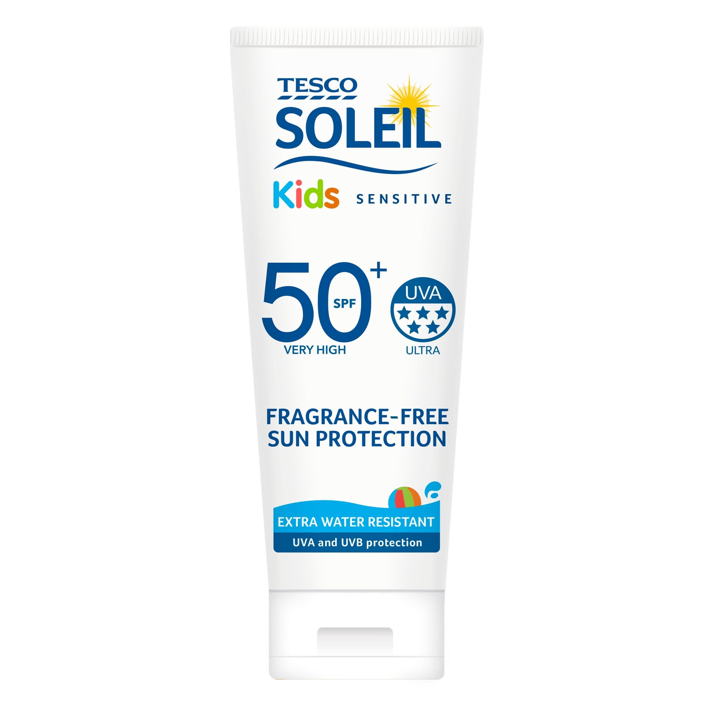 Tesco Soleil Kids Sensitive Sun Lotion Spf50+ 200Ml - Tesco Groceries