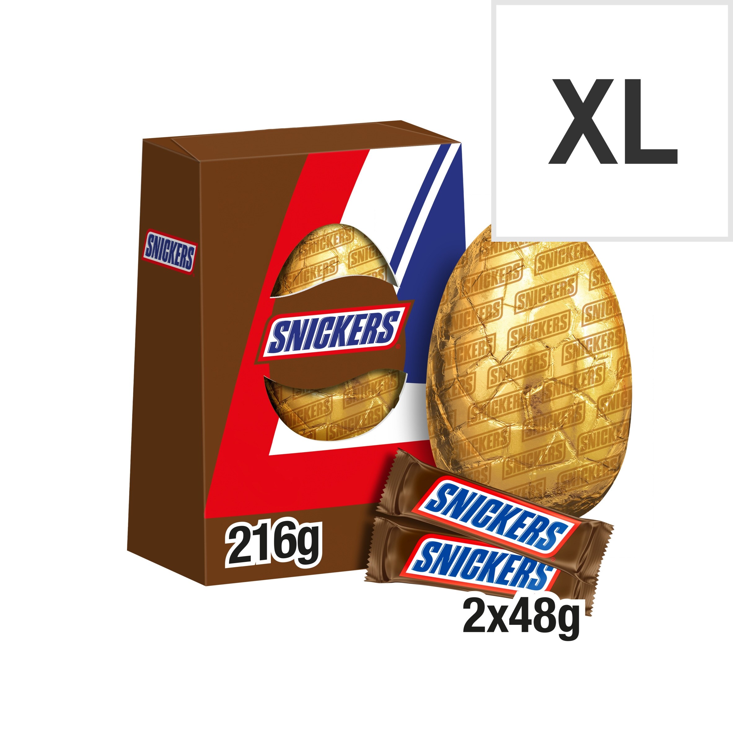 Snickers Milk Chocolate Easter Egg 216g - Tesco Groceries