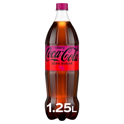 Coke Zero Cherry 1.25Ltr - Tesco Groceries