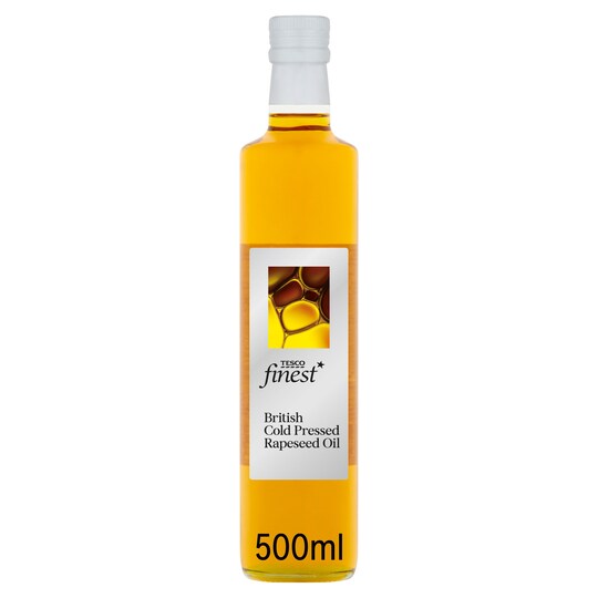 Tesco Finest Cold Press Rapeseed Oil 500Ml - Tesco Groceries