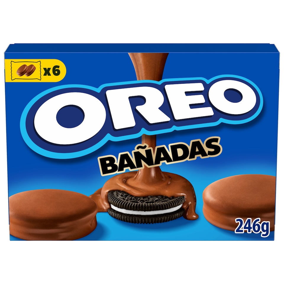 Oreo Cocoa Biscuits with Vanilla Flavoured Filling, Coated with Milk ...