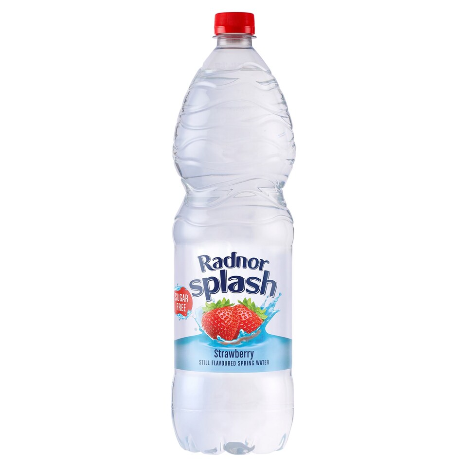 Radnor Splash Still Flavoured Spring Water - Strawberry 1.5L - Tesco ...