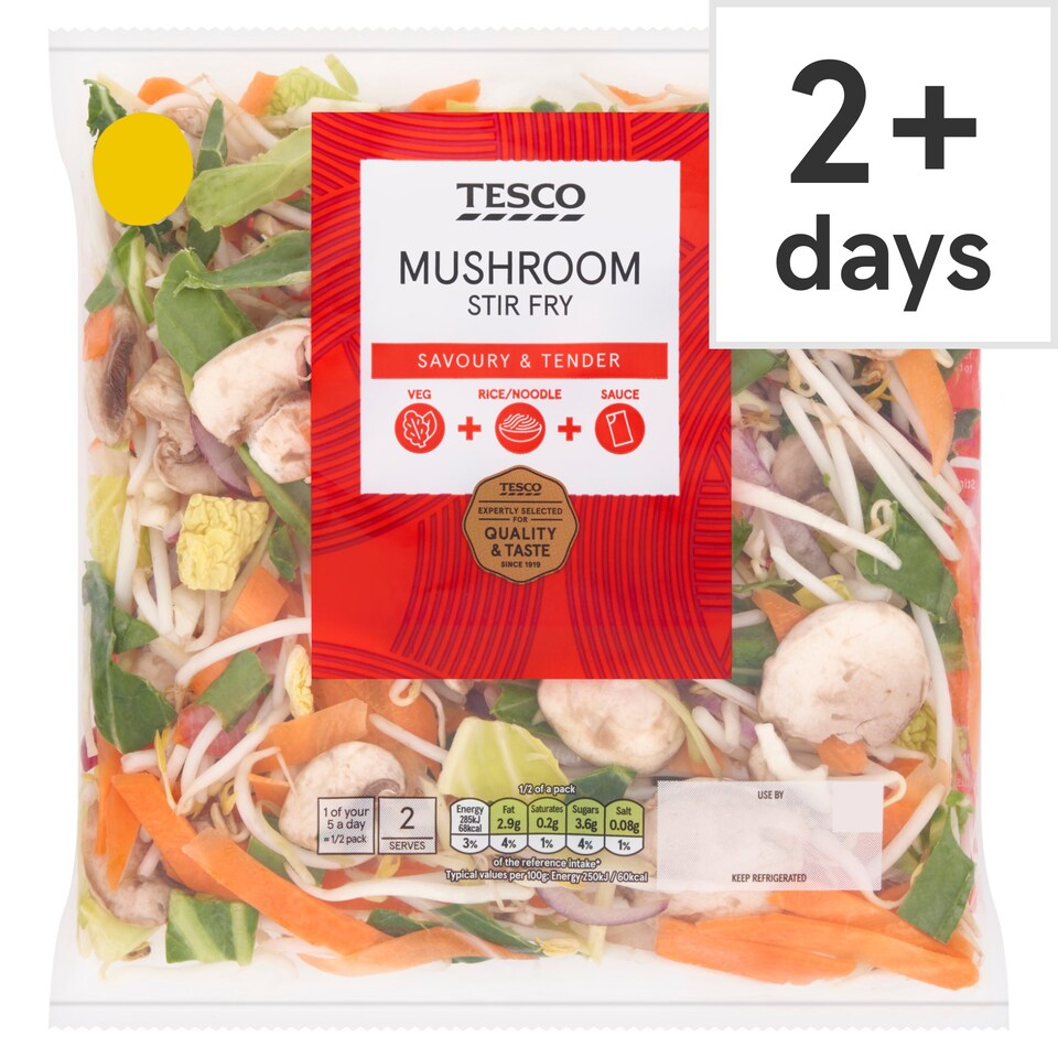 Tesco Mushroom Stir Fry 320g - Tesco Groceries