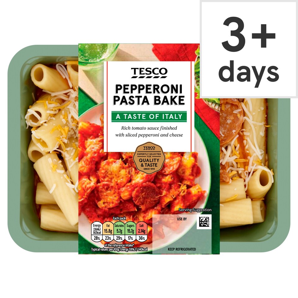 Tesco Pepperoni Pasta Bake 400G - Tesco Groceries