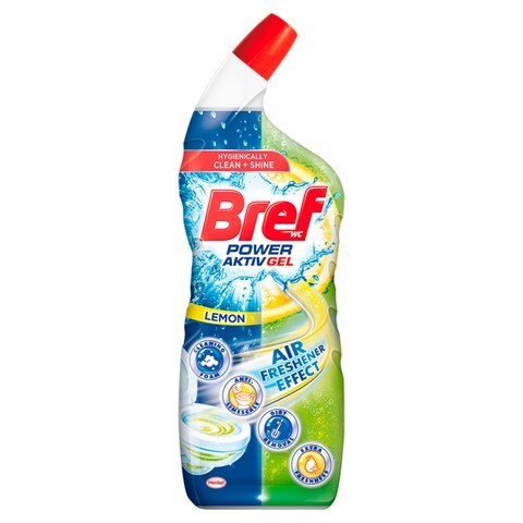 Bref Power Aktiv Gel Lemon Toilet Cleaner 700 ml - Tesco Groceries