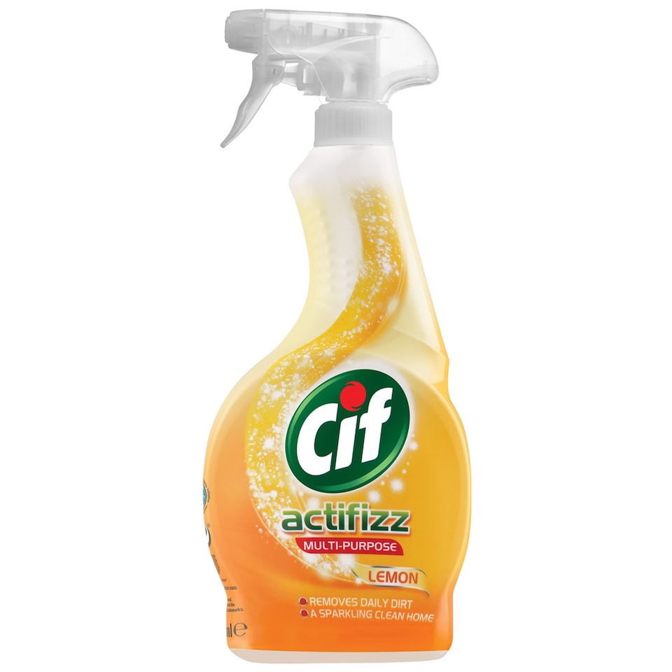 Cif Actifizz Lemon Multi Purpose Spray 450Ml - Tesco Groceries