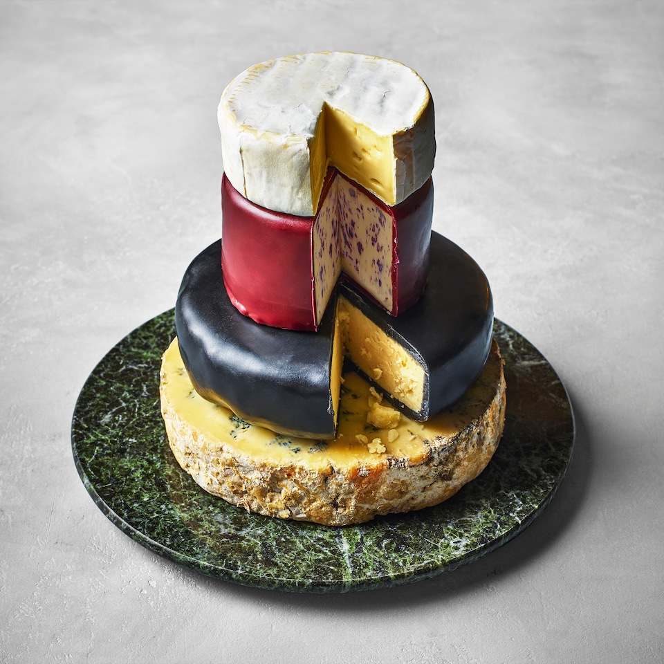 103. Tesco Finest Cheese Tower 1.025kg (Serves 14) - Tesco Groceries