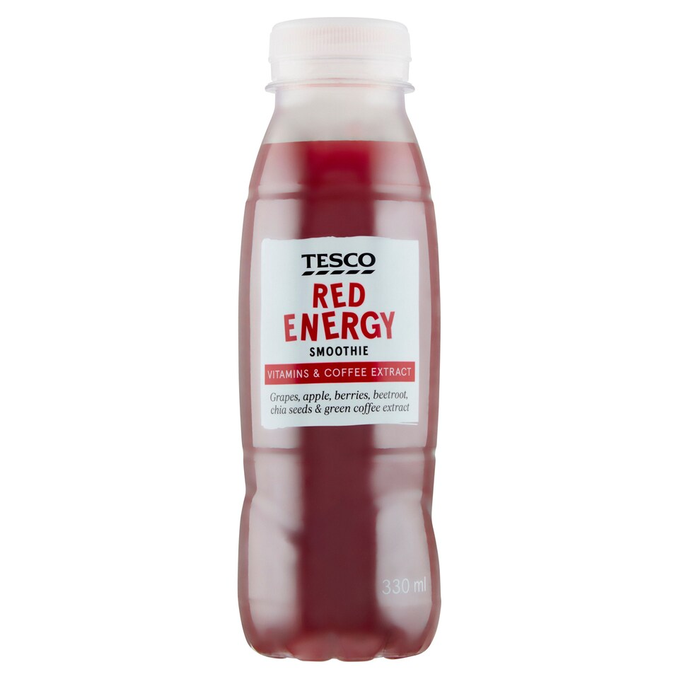 Tesco Red Energy Smoothie 330ml - Tesco Groceries
