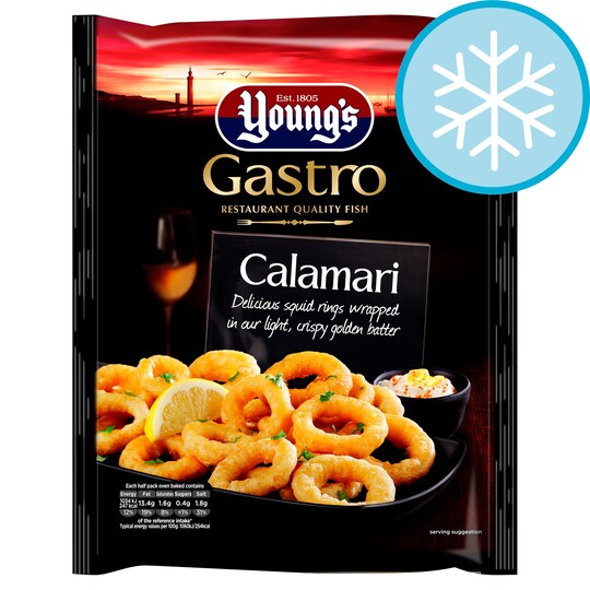 Youngs Calamari 250G - Tesco Groceries