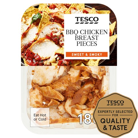 Tesco Bbq Cooked Chicken Breast Chunks 180G - Tesco Groceries