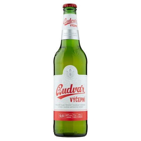 Budvar Draft Light Beer 0.5 L - Tesco Groceries