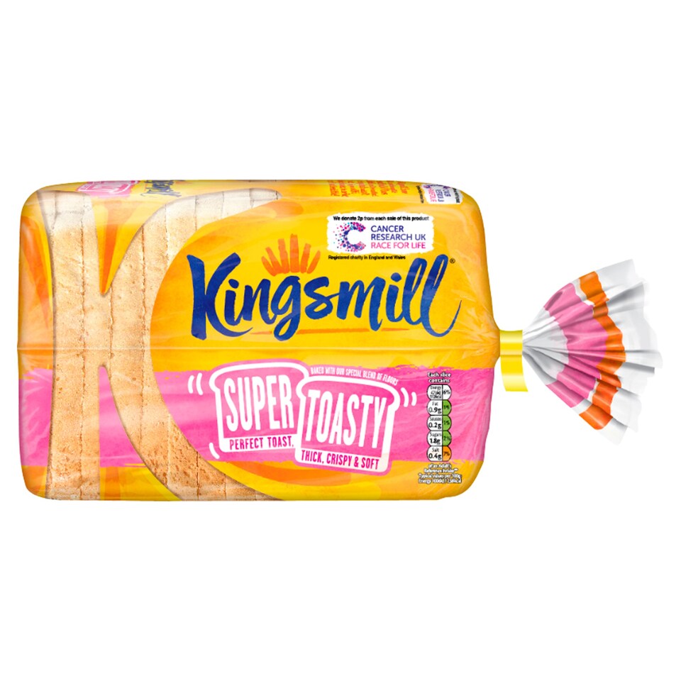 Kingsmill Super Toasty CR 750g - Tesco Groceries