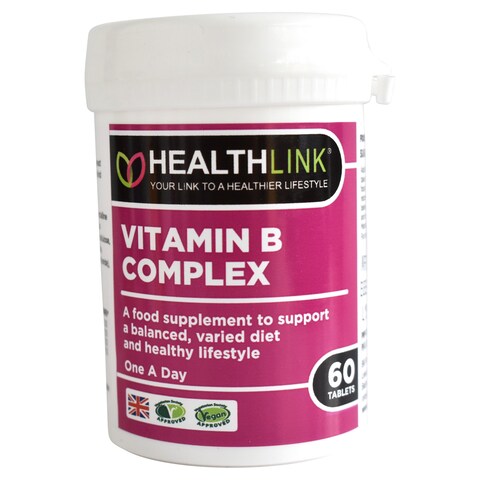 Healthlink Vitamin B Complex One A Day 60 Tablets - Tesco Groceries