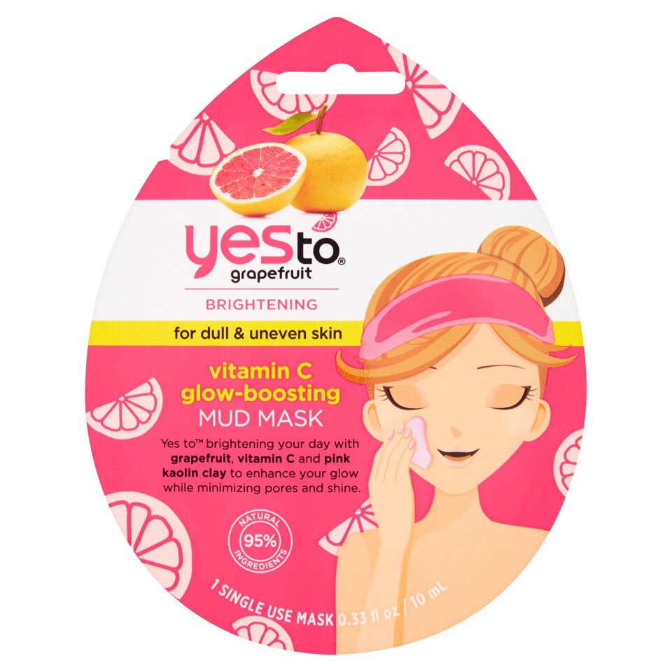 Yes To Grapefruit Mud Mask 4Ml - Tesco Groceries