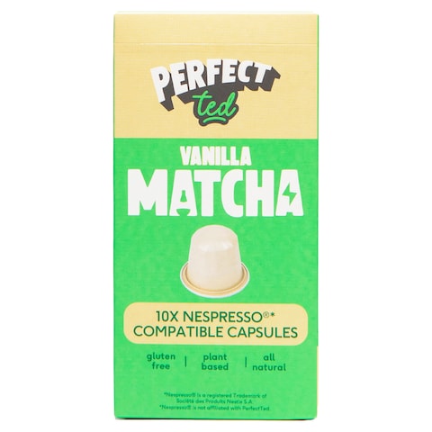 Perfect Ted Vanilla Matcha Nespresso Capsules 10x5g - Tesco Groceries