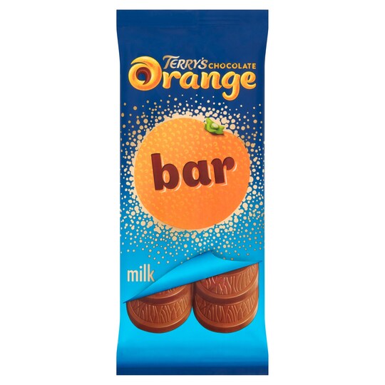 Terrys Milk Chocolate Orange Tablet 90G - Tesco Groceries