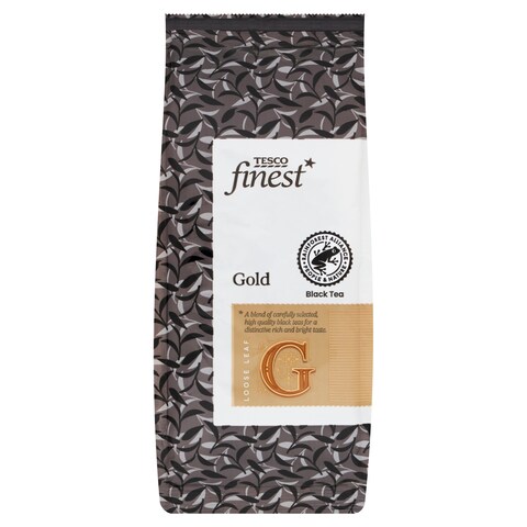 Tesco Finest Gold Loose Leaf Tea 250G - Tesco Groceries