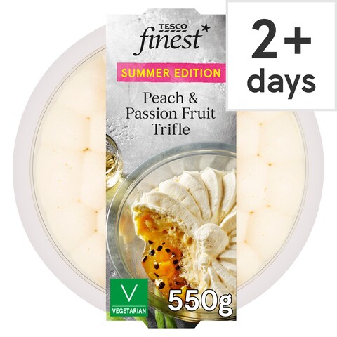 Tesco Finest Peach & Passion Fruit Trifle 550g - Tesco Groceries