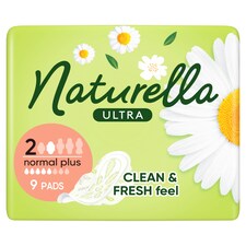 Naturella Ultra Normal Plus size 2 Pads With Wings 9 - Tesco Groceries