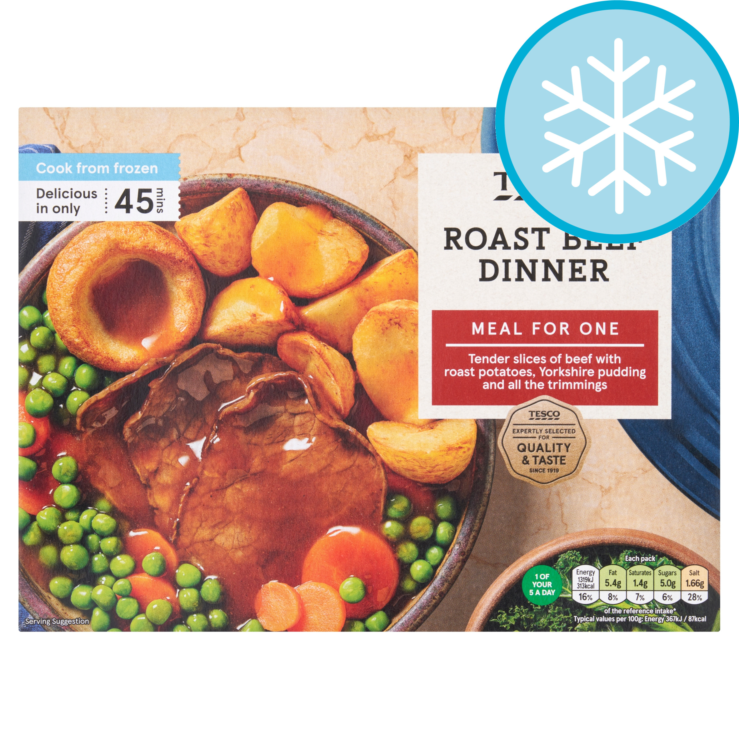 Tesco Roast Beef Dinner 400G - Tesco Groceries