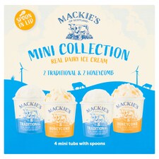 Mackies Mini Collection Dairy Ice Cream 4X120ml - Tesco Groceries