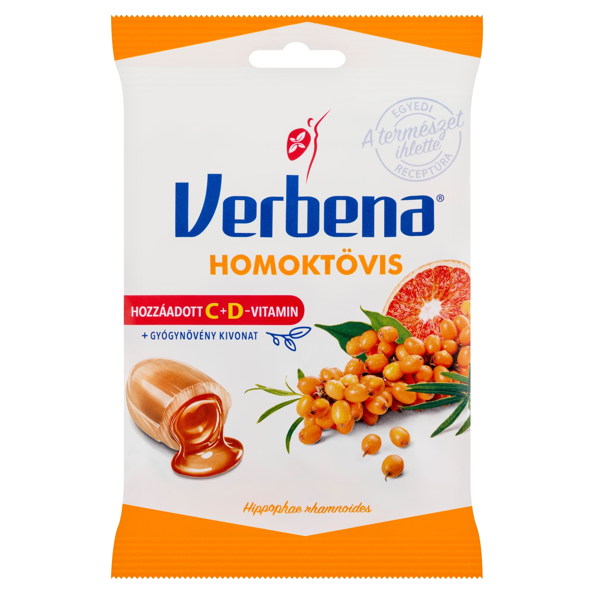 Verbena Filled Hard Candy with Sea Buckthorn Extract and Added Vitamins ...