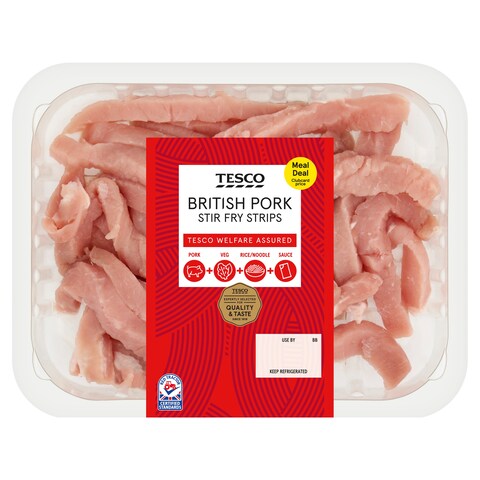 Tesco Pork Stir Fry Strips 250g - Tesco Groceries