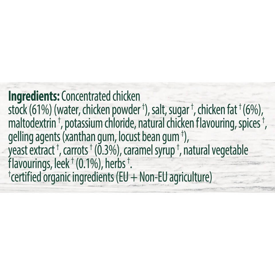Knorr Organic Chicken Stock Pot 4x26g - Tesco Groceries