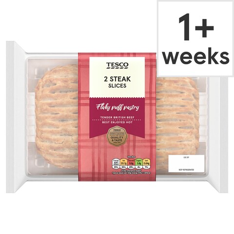 Tesco 2 Steak Slice 300g - Tesco Groceries