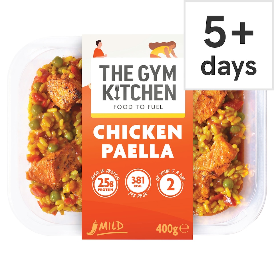 The Gym Kitchen Chicken Paella 400G - Tesco Groceries