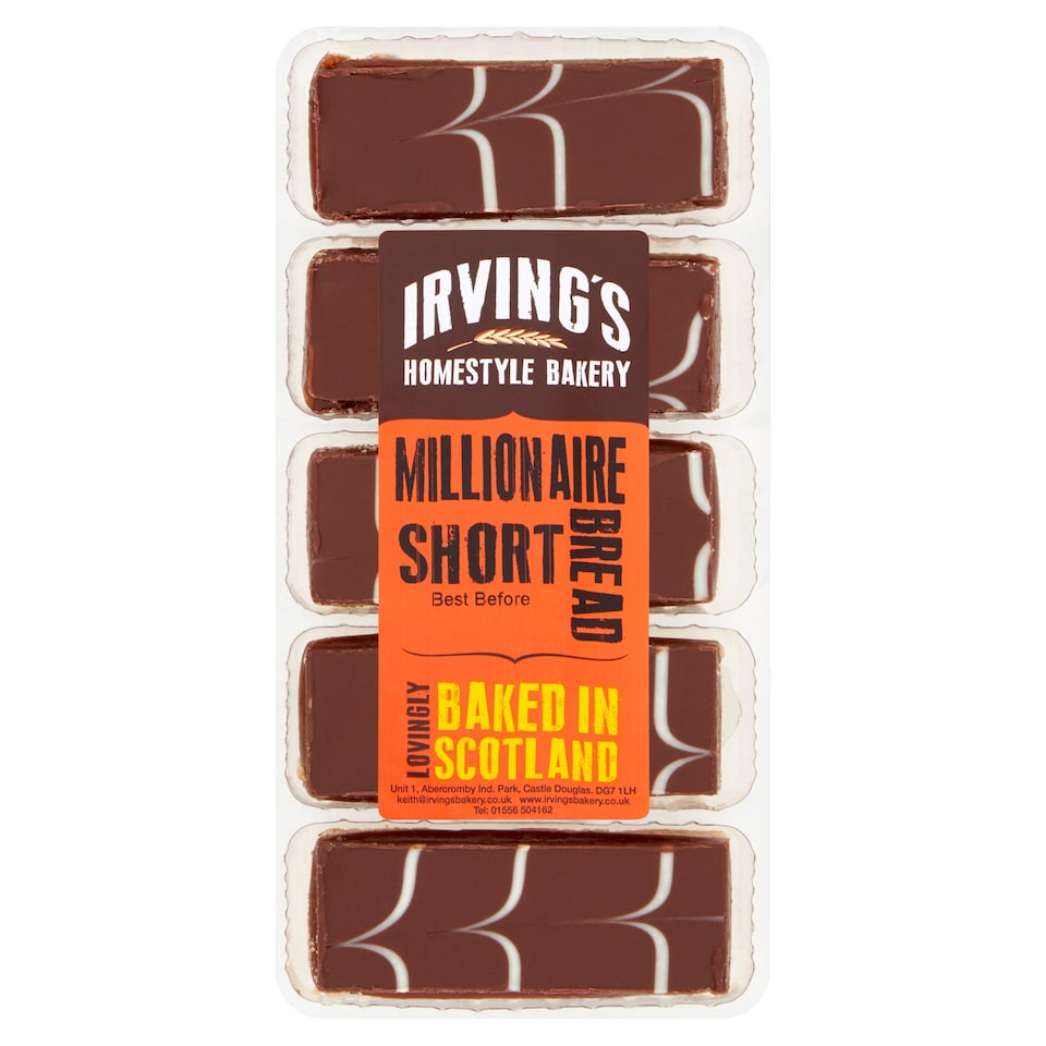 Irving's Homestyle Bakery Millionaire Shortbread 5 Pack - Tesco Groceries