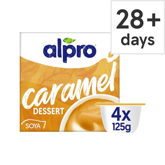 Alpro Caramel Soya Dessert 4 X 125G Tesco Groceries alpro-caramel-soya-dessert-4-x-125g-tesco-groceries